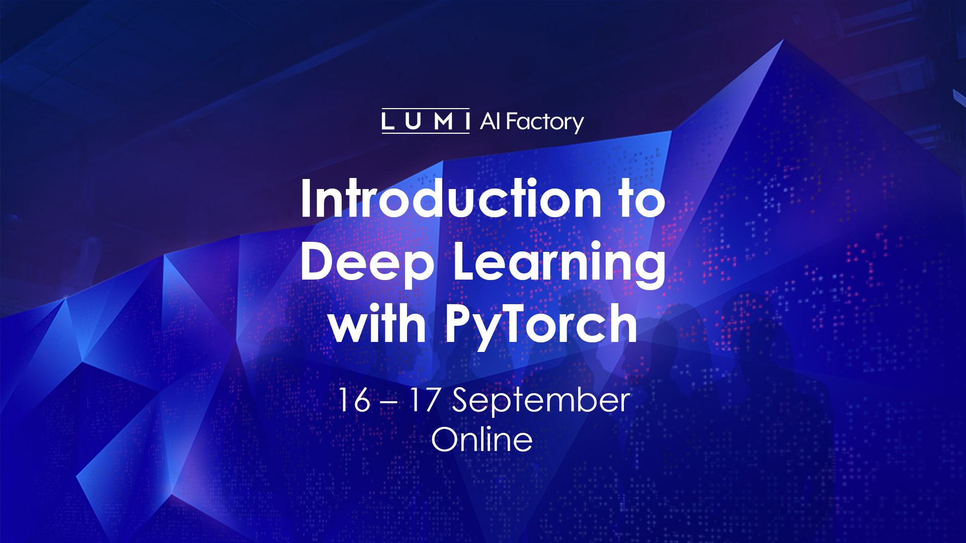 Introduction to Deep Learning with PyTorch - e-infra.cz